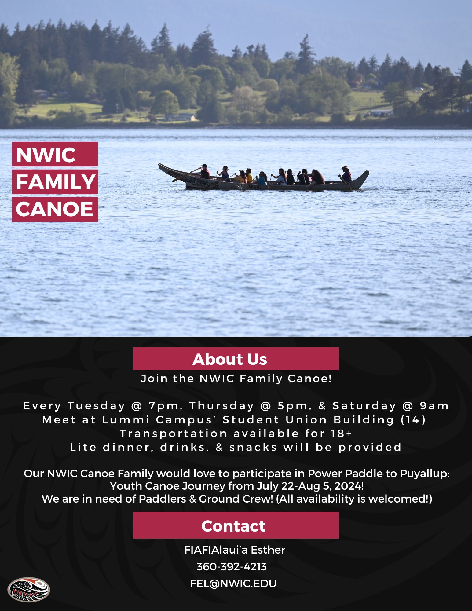 NWIC Family Canoe - Northwest Indian College